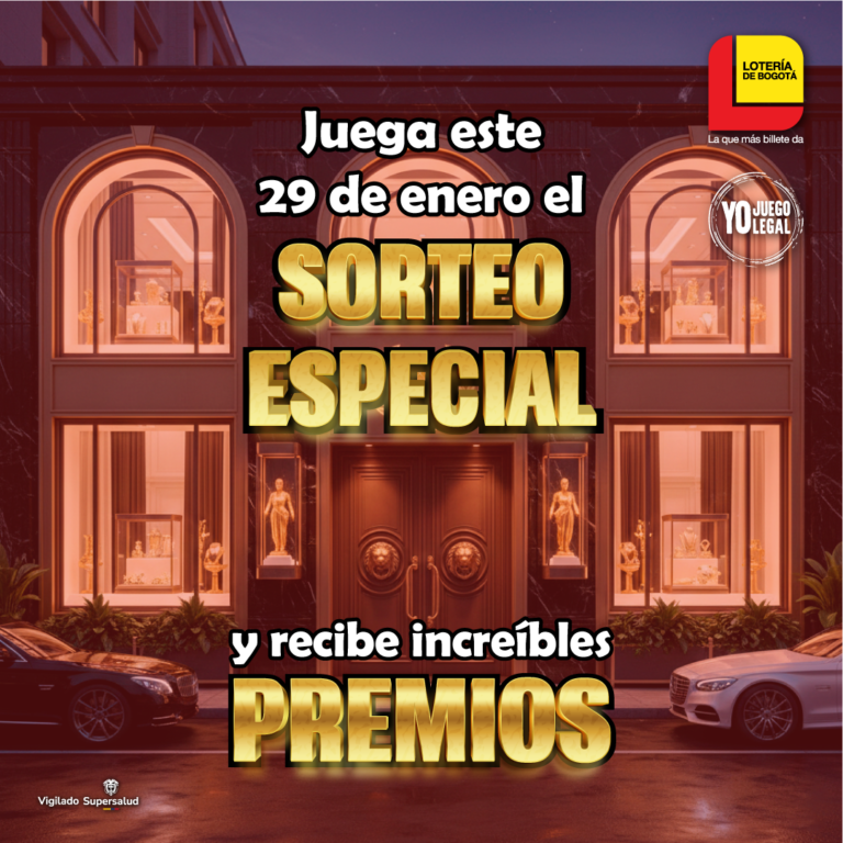 Sorteo Especial 2831 Lotería de Bogotá #YoJuegoLegal