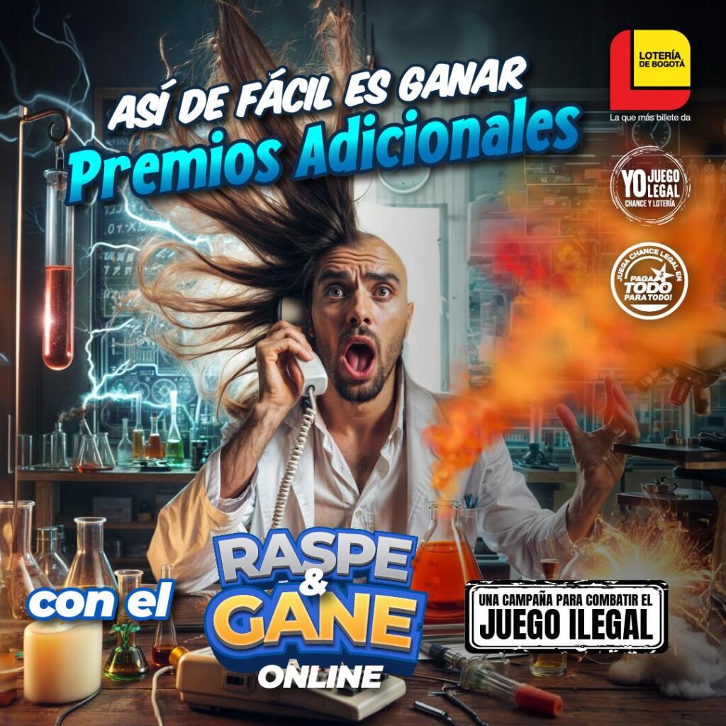 Raspa y Gana Online 2024 » Lotería de Bogotá